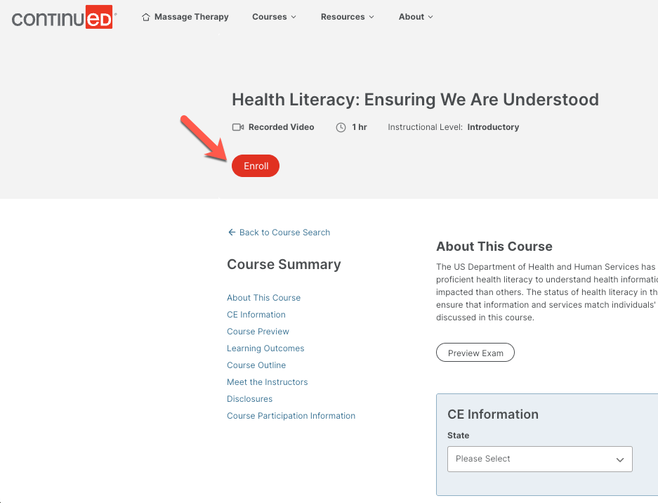 How do I enroll in a course? – Help Center